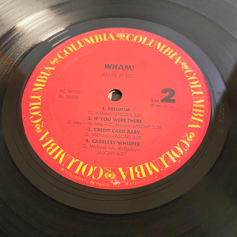 Vintage Wham Make It Big George Michael Faith LP Record Vinyl - Etsy
