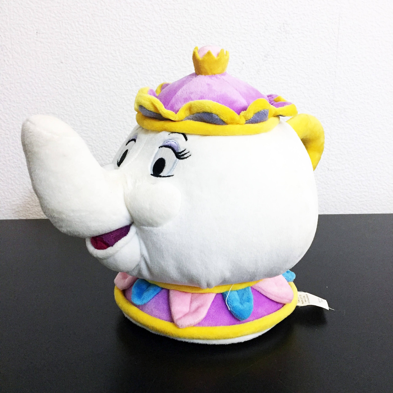 Vintage Disney Store Beauty and the Beast Ms Potts Plush Stuffed Doll ...
