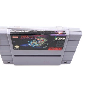 Vintage Super R-type Super Nintendo Video Game Tested Excellent Very ...