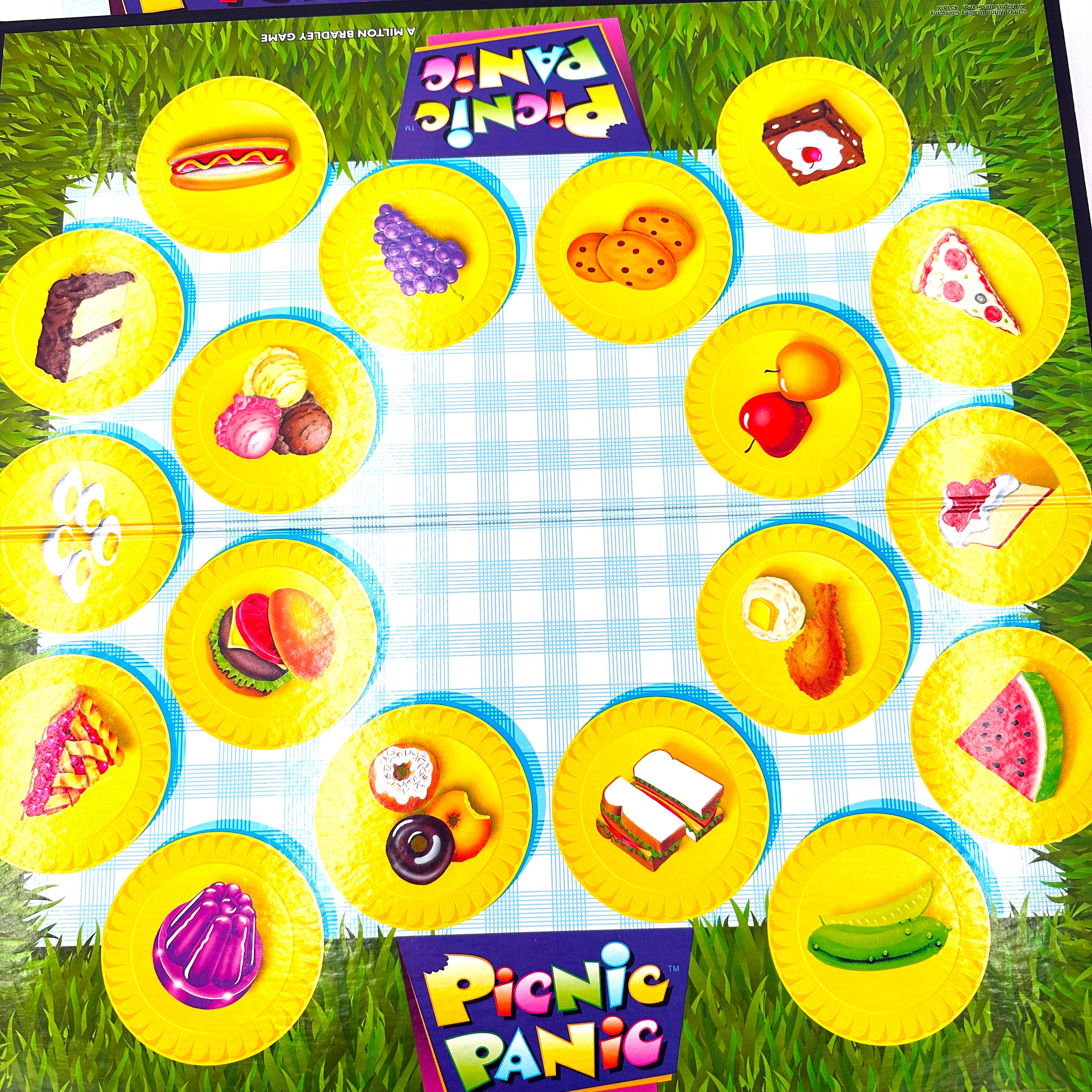 Vintage Picnic Panic Board Game Complete 1992 1990s Retro Toys Milton ...