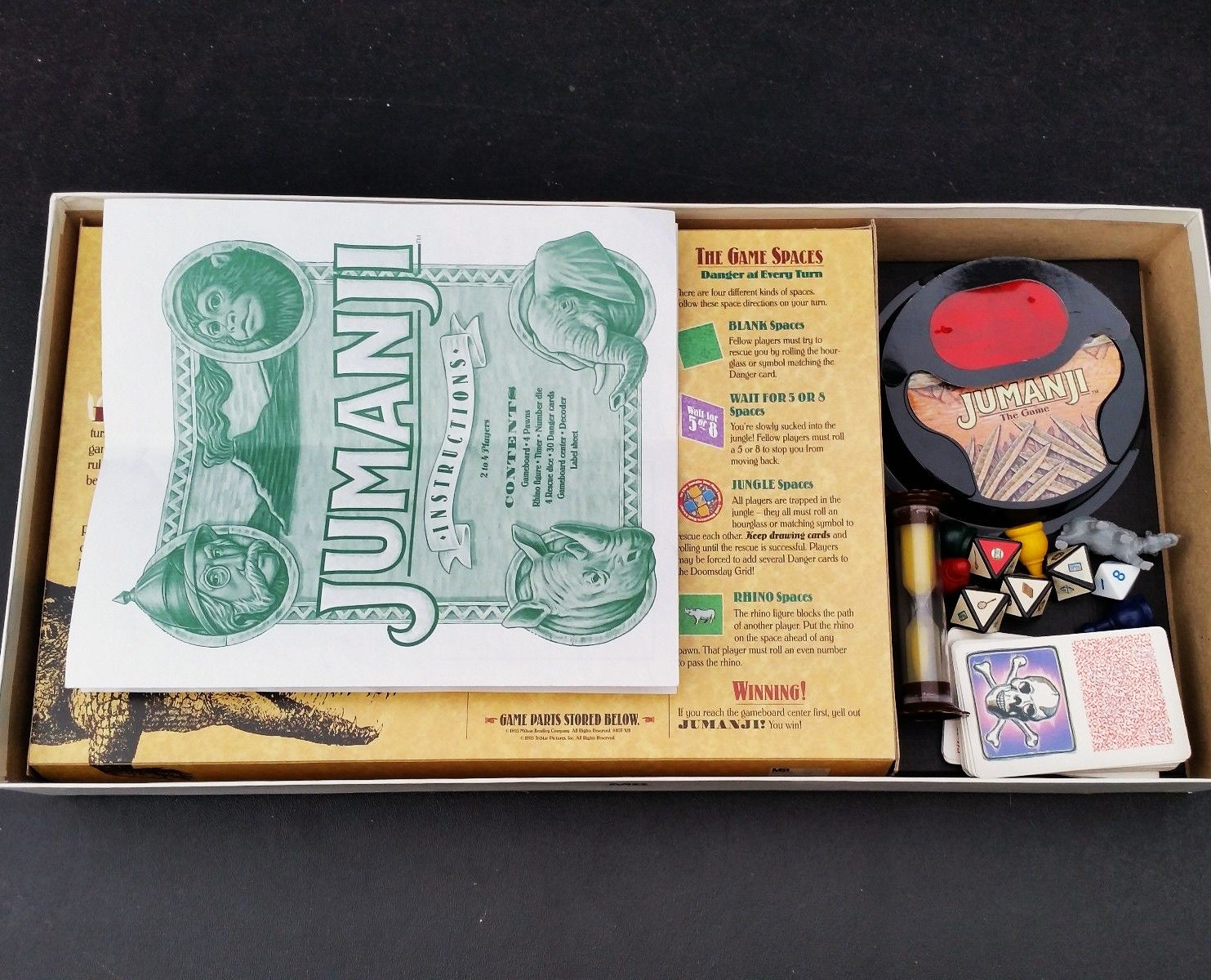 Vintage Jumanji Board Game 100% Complete 1995 Robin Williams - Etsy