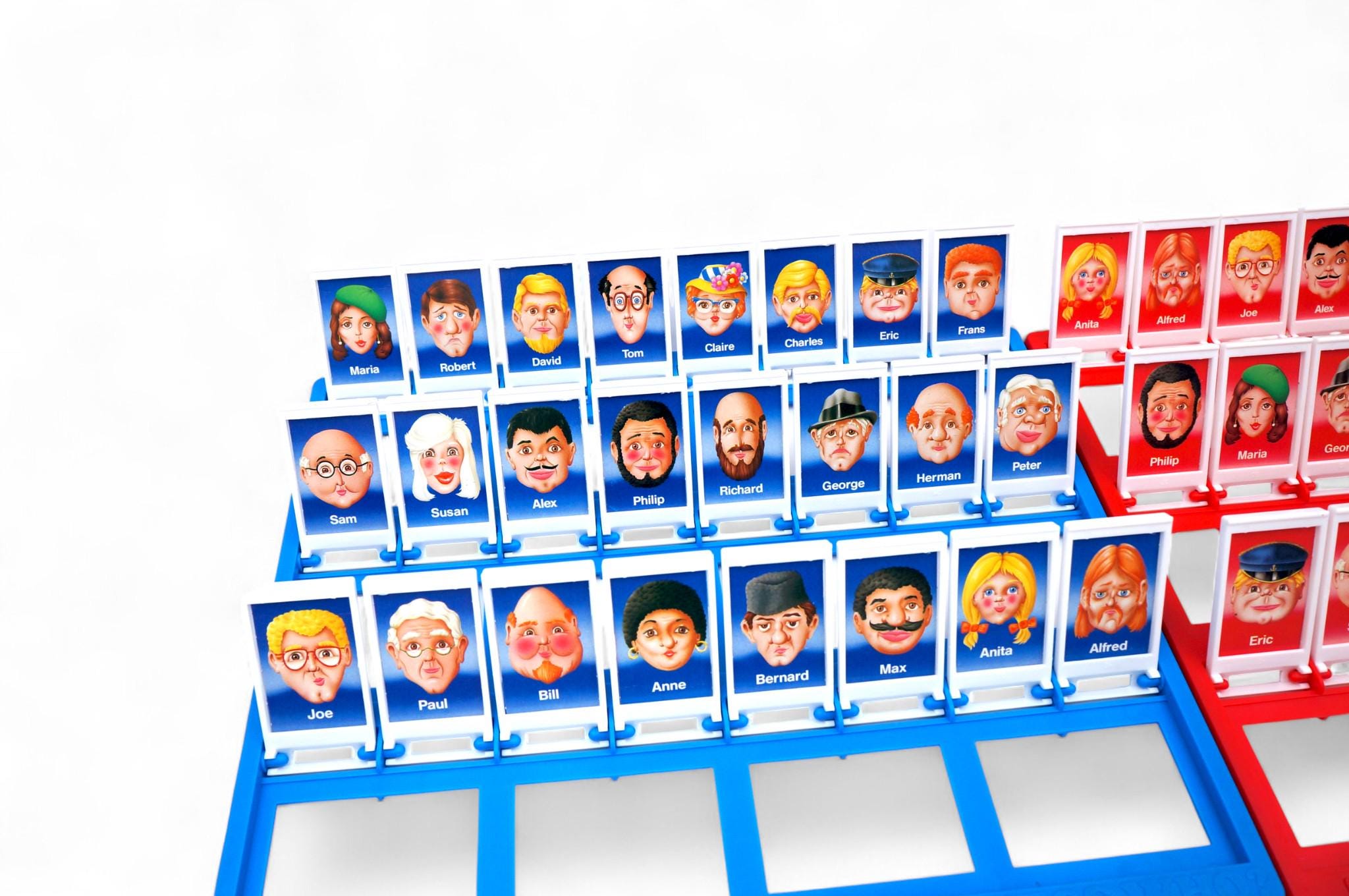 Vintage Guess Who Board Game Milton Bradley Complete 1987 80s Games 90s ...