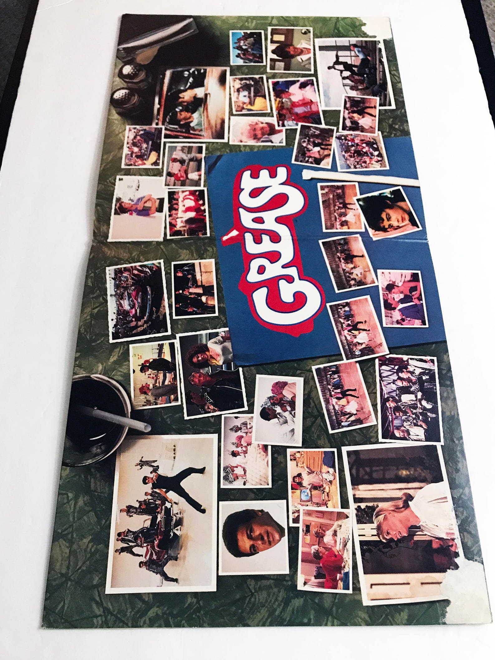 Vintage Grease Soundtrack Motion Picture LP Record Vinyl John Travolta ...