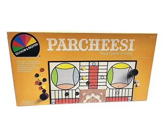 Vintage Parcheesi, Deluxe Edition by Selchow & Righter Co, Circa 1964 ...