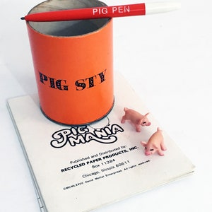 Pig Mania Board Game, Vintage 1977 Parker Brothers (complete Set) - Etsy