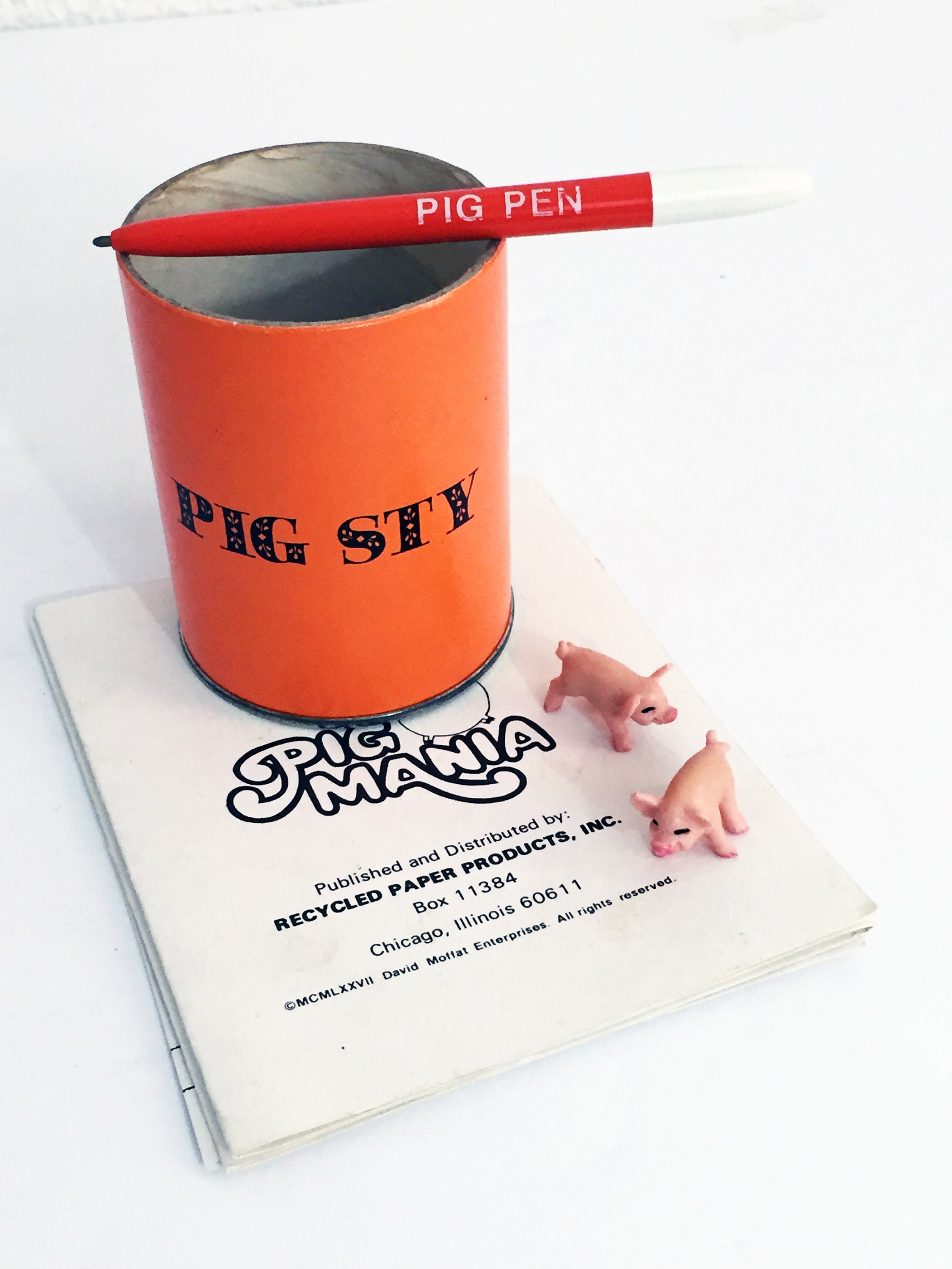 Vintage 1977 Pig Mania Board Game by Parker Brothers Complete Game of ...