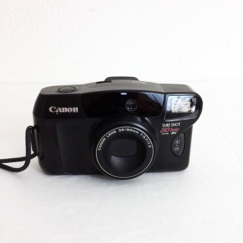 Vintage Canon Sure Shot Tele 80 35mm Point and Click Film - Etsy