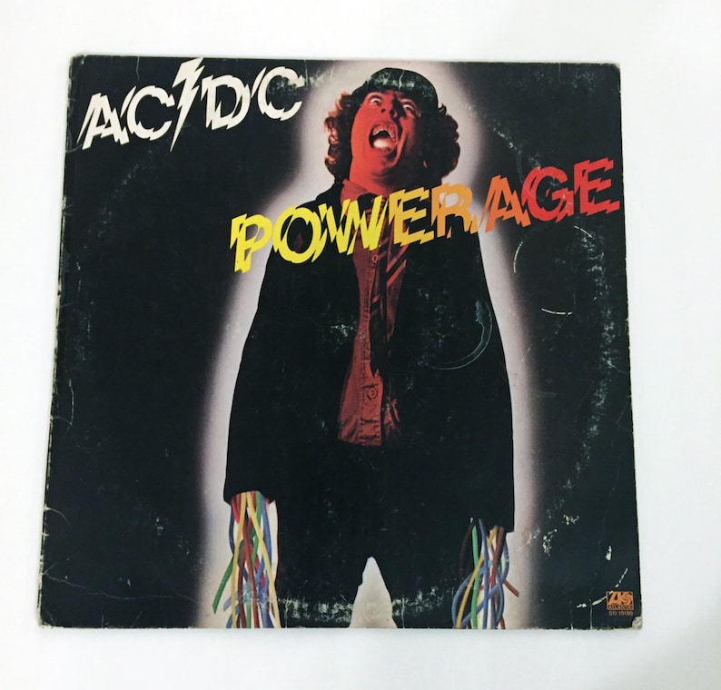 Original AC/DC Powerage Vinyl Record LP 1975 Album Acdc 70s - Etsy