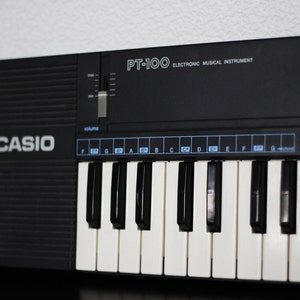 Vintage Casio PT-100 Keyboard Synthesizer Circuit Bending 1980s Synth ...
