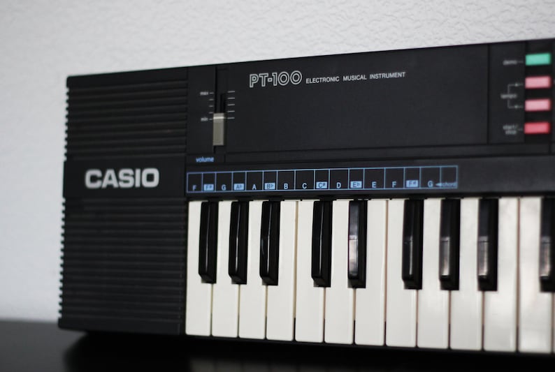 Vintage Casio PT-100 Keyboard Synthesizer Circuit Bending - Etsy