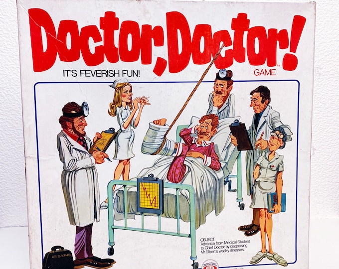 Vintage Doctor Doctor Board Game by Ideal 1978 100% Complete Excellent ...
