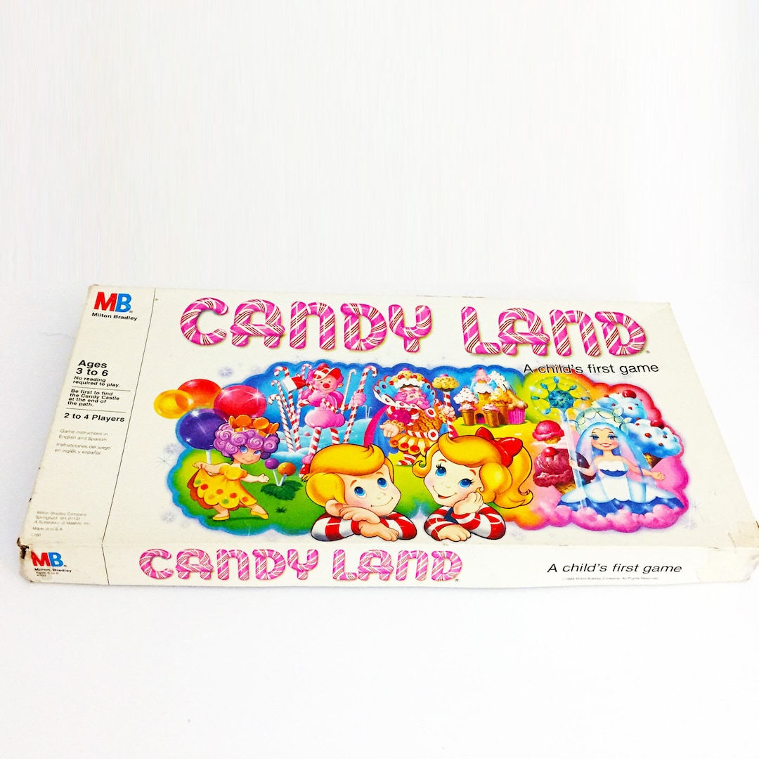 Vintage Original Candy Land Milton Bradley Board Game 1984 Candyland ...