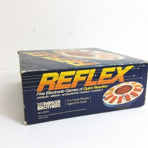 Vintage Reflex Game Complete by Parker Brothers Classic Board Quick ...