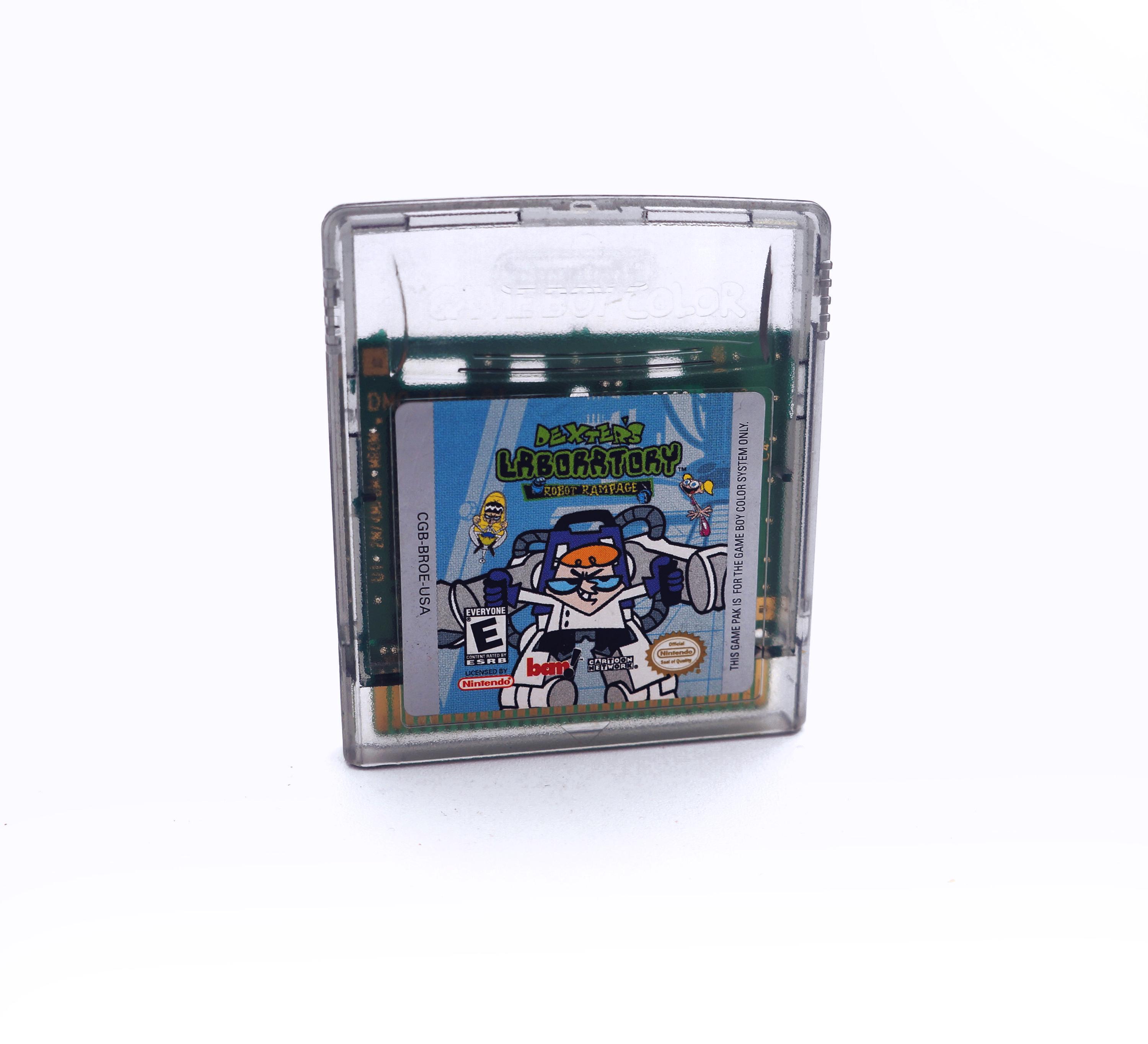 Dexter's Laboratory Robot Rampage Game Boy Color Video Game Authentic ...