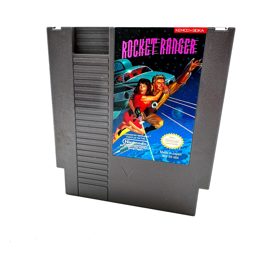 Vintage Nintendo NES Rocket Ranger Video Game With Sleeve 1988 80s ...