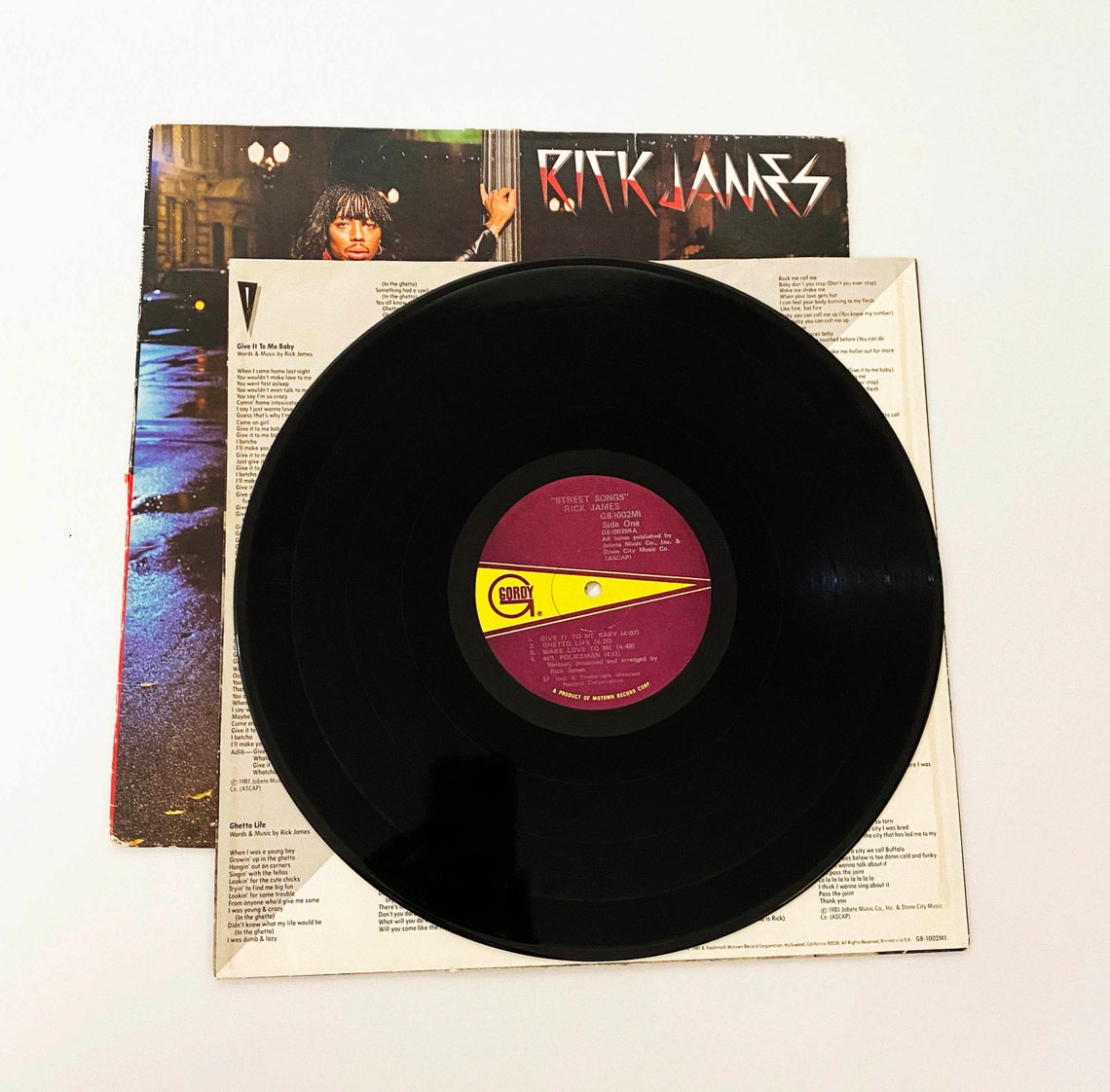 Vintage Original Rick James Street Songs Super Freak Vinyl Record Album ...
