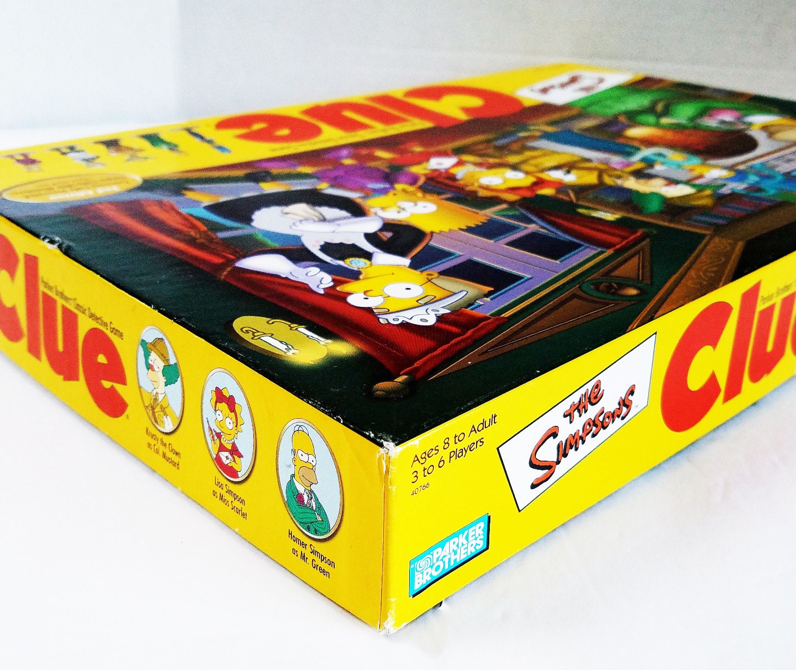 The Simpsons Clue Board Game Homer Bart 100% Complete in Box - Etsy New ...