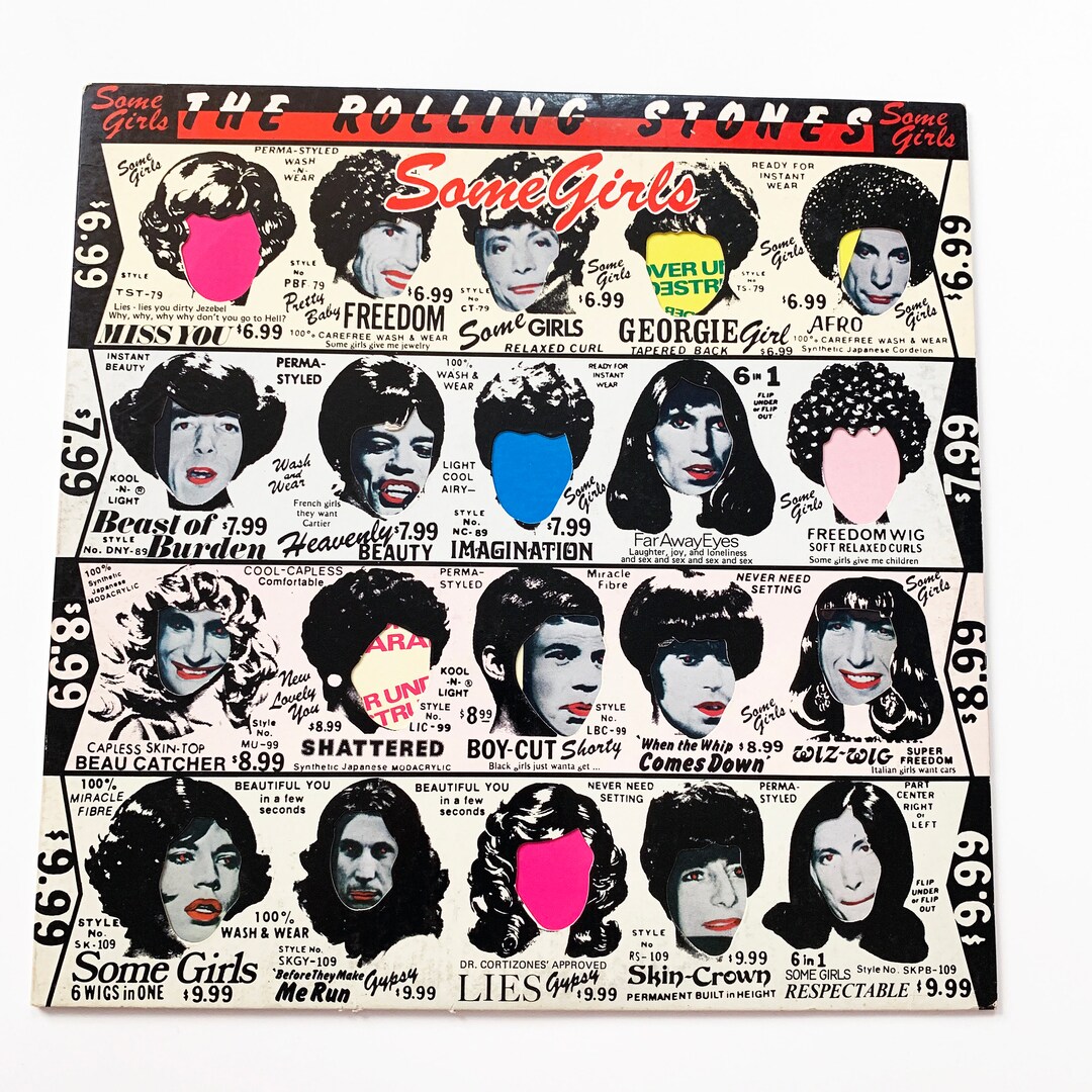 Vintage the Rolling Stones Some Girls Faces Cover LP Record - Etsy