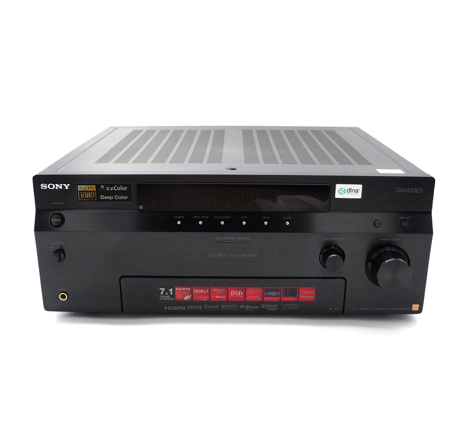 Rare Sony STR-DA6400ES Discrete 7 Channel Amplifier Receiver Audiophile ...