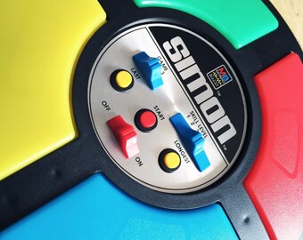 Vintage Simon Clear Electronic Game Milton Bradley Toy | Etsy