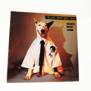 Vintage Rick Springfield Working Class Dog LP Record Vinyl 12" Album ...