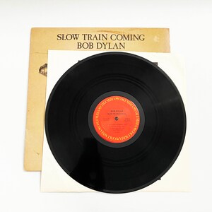 Vintage Bob Dylan Slow Train Coming Vinyl LP Record Album 1979 70s Folk ...