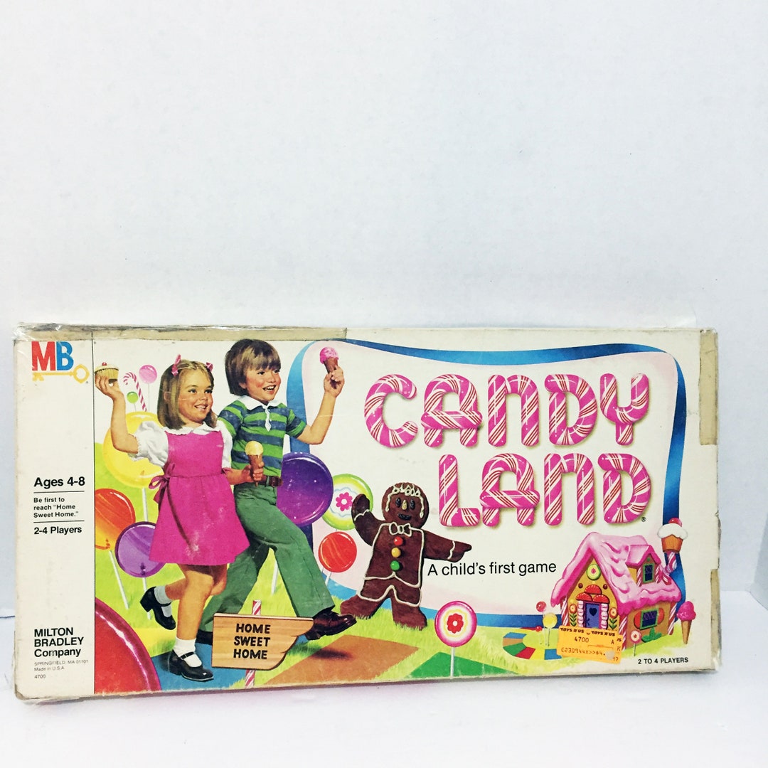 Vintage Original Candy Land Milton Bradley Board Game 1978 Candyland - Etsy