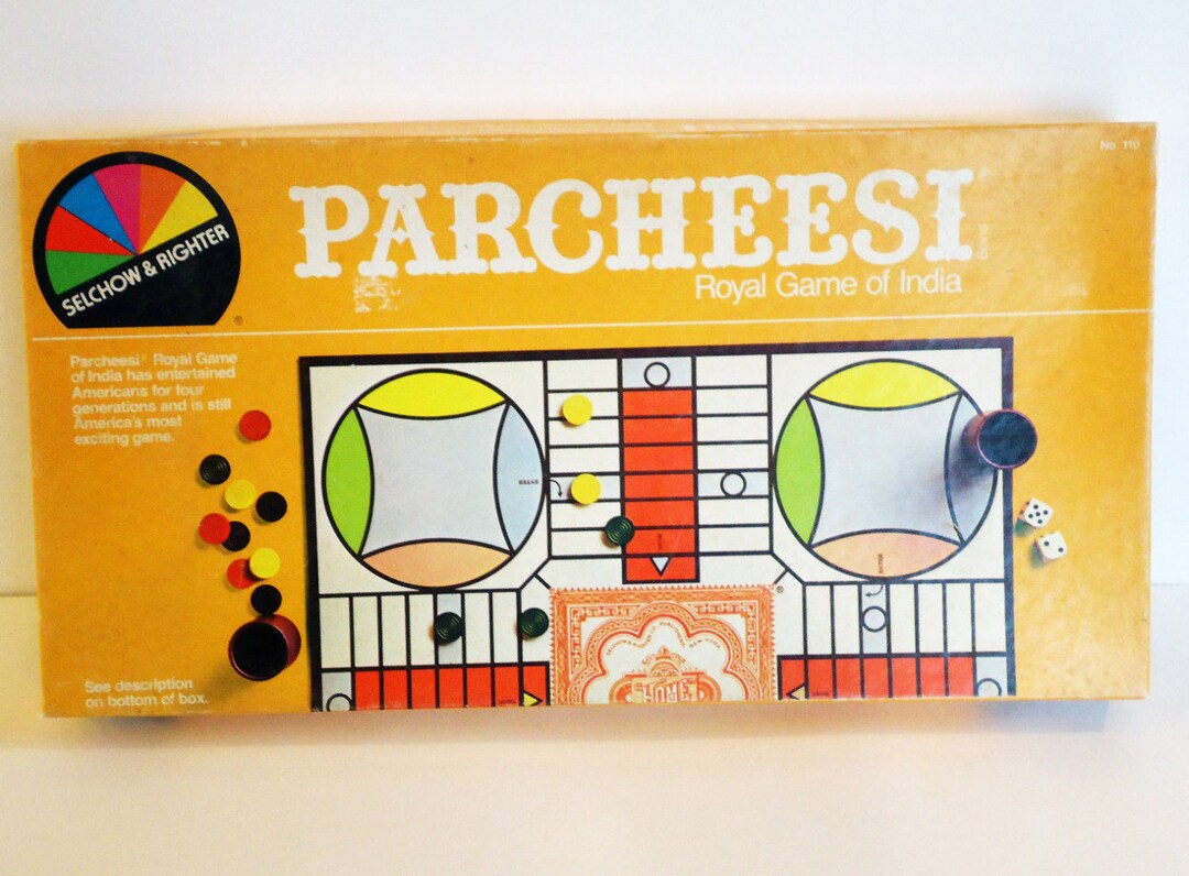 Vintage Parcheesi 1982 Board Game 100% Complete Selchow & Righter - Etsy