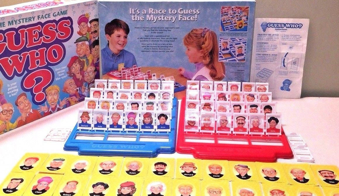 Vintage Guess Who Board Game Milton Bradley 100% Complete | Etsy