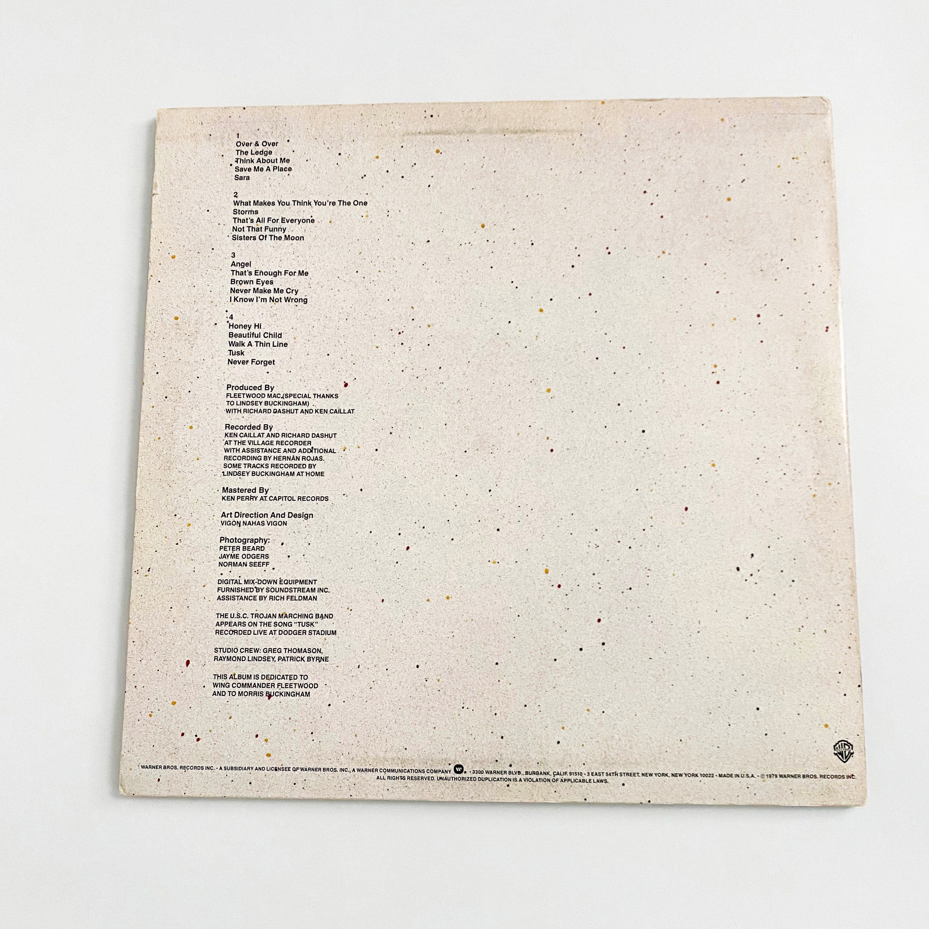 Vintage Fleetwood Mac Tusk LP 1979 Double Album Vinyl 12 | Etsy