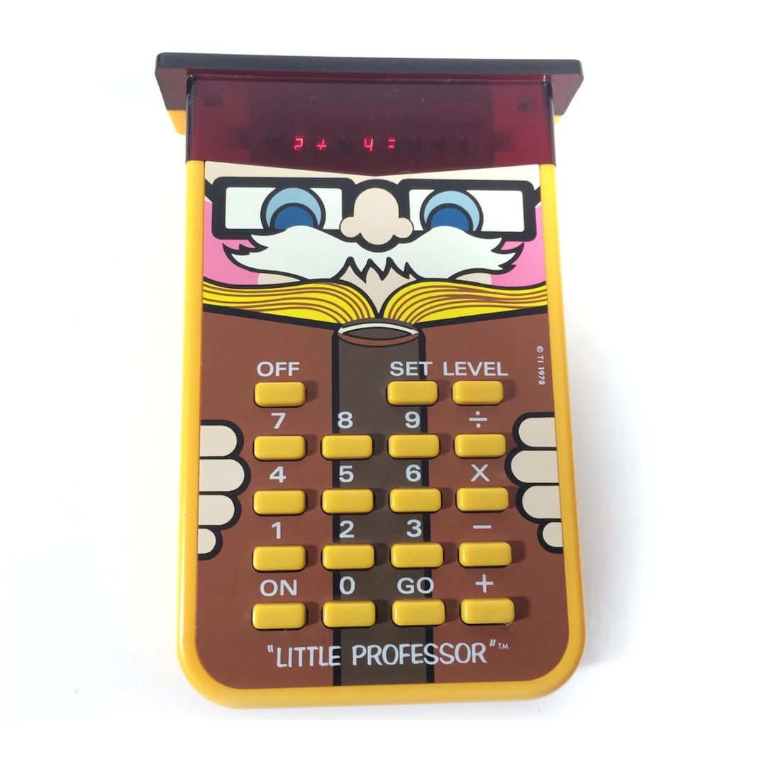 Vintage Texas Instruments Little Professor Calculator Toy 1976 Works ...