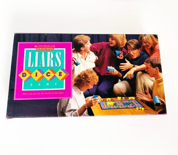 Vintage 1987 Liars Dice Board Game 100% Complete 1987 Board | Etsy