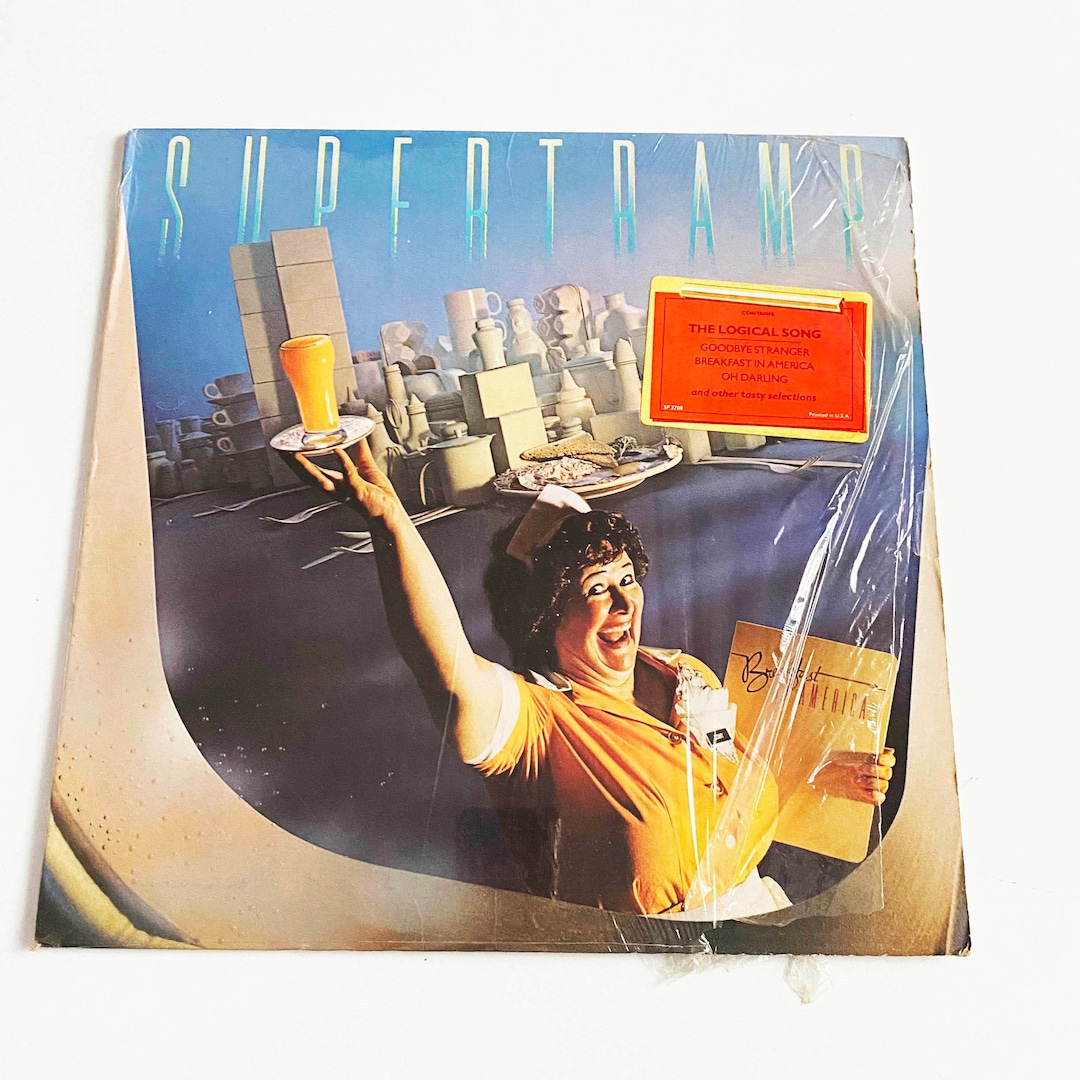 Vintage Supertramp Breakfast in America LP Album Record Vinyl LP 12 ...
