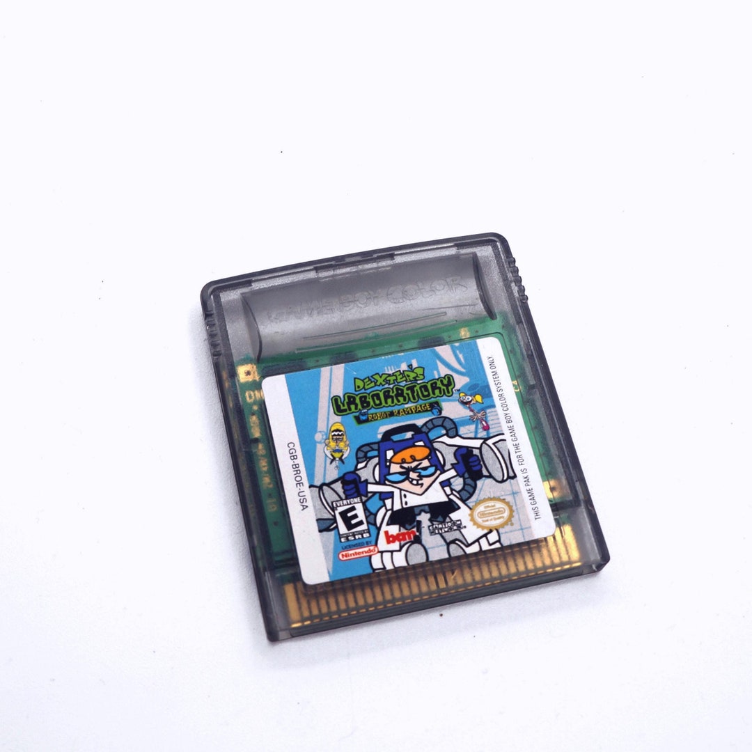 Dexter's Laboratory Robot Rampage Game Boy Color Video Game Authentic ...