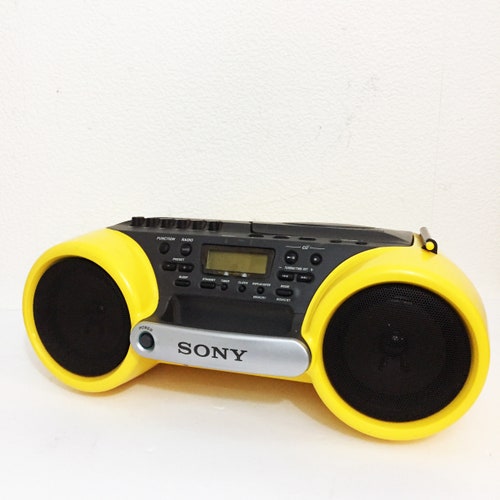 Sony CFD-E90 CD Radio Cassette Player Portable Boombox - Etsy