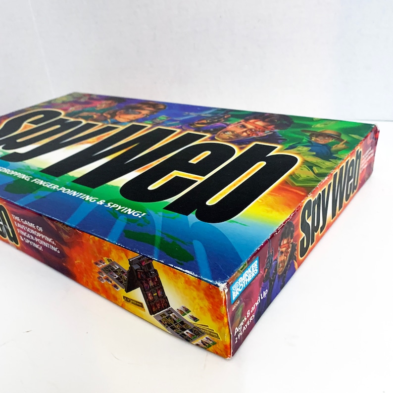 Vintage Spy Web Board Game 100% Complete Espionage 1997 90s | Etsy