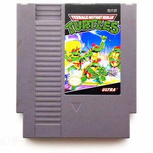 Vintage Nintendo NES Teenage Mutant Ninja Turtles TMNT Video Game ...