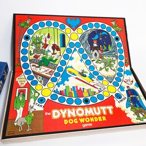 Vintage Dynomutt Dog Wonder Board Game Milton Bradley 100% Complete ...