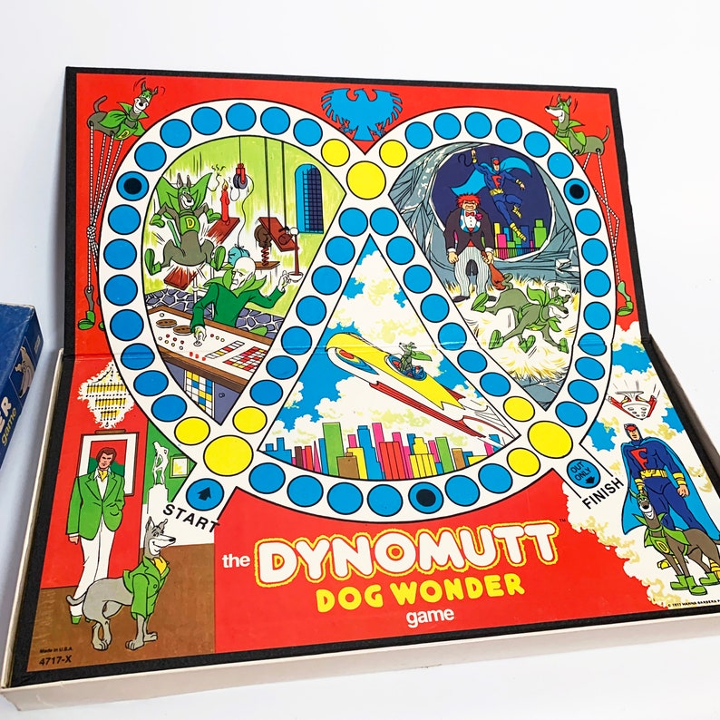 Vintage Dynomutt Dog Wonder Board Game Milton Bradley 100% - Etsy.de