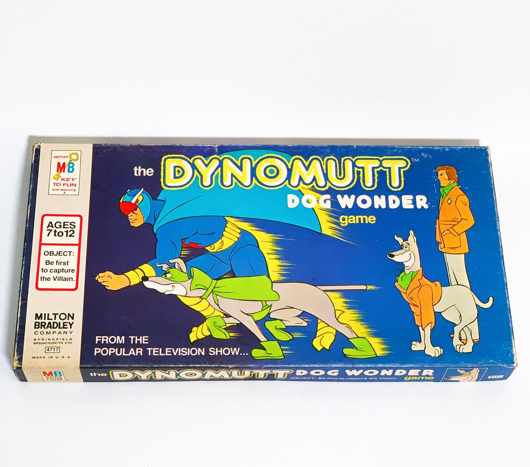 Vintage Dynomutt Dog Wonder Board Game Milton Bradley 100% Complete ...