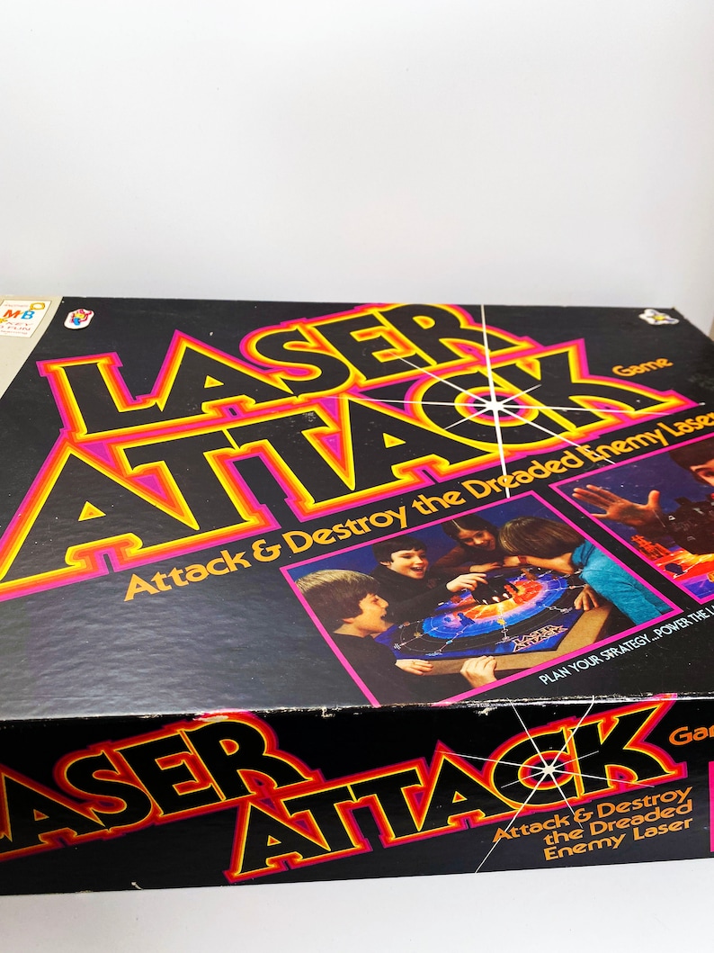 Vintage 1978 Laser Attack Game Board Game 100% Complete 70s - Etsy
