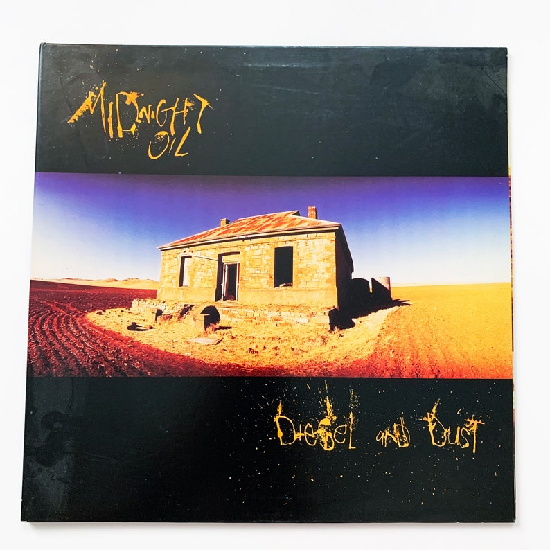 Vintage Original Midnight Oil Diesel and Dust Vinyl Record LP 1987 ...
