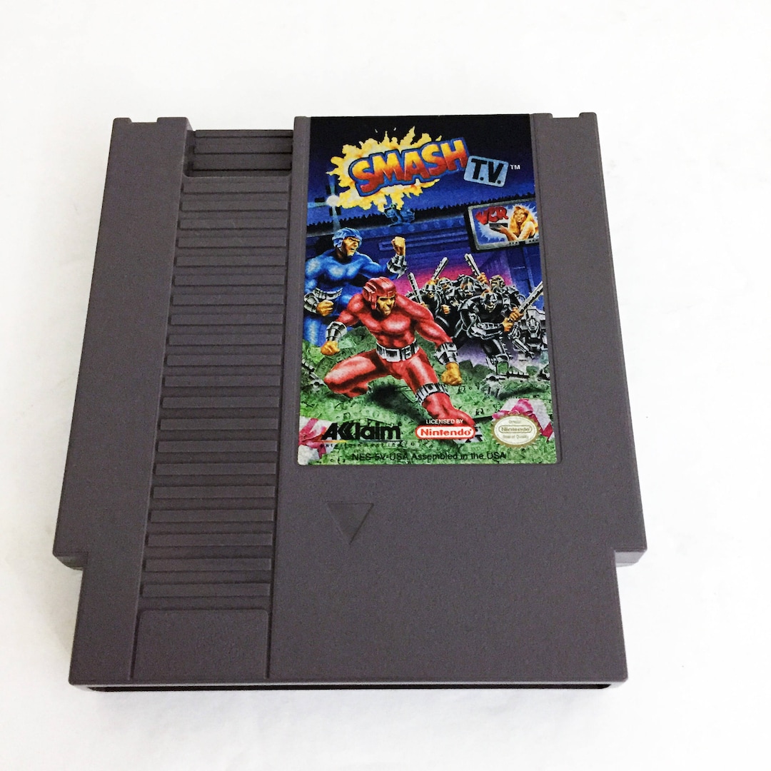 Vintage Smash TV Nintendo NES Video Game Original - Etsy