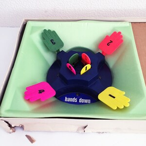 Vintage Hands Down Board Game Original 1964 Complete Multi Player Slap ...