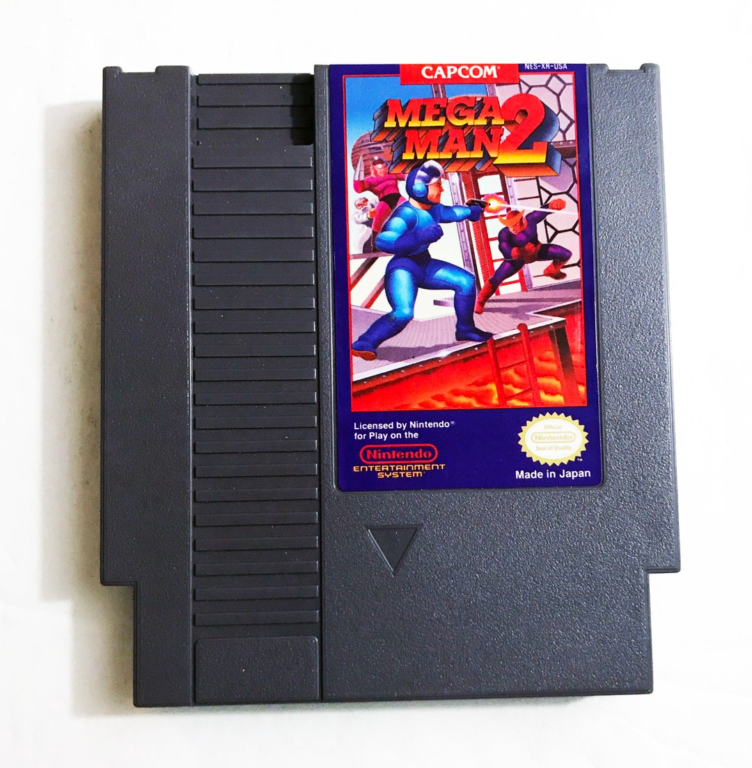 Vintage NES Mega Man 2 Nintendo Video Game 1989 Tested Works - Etsy