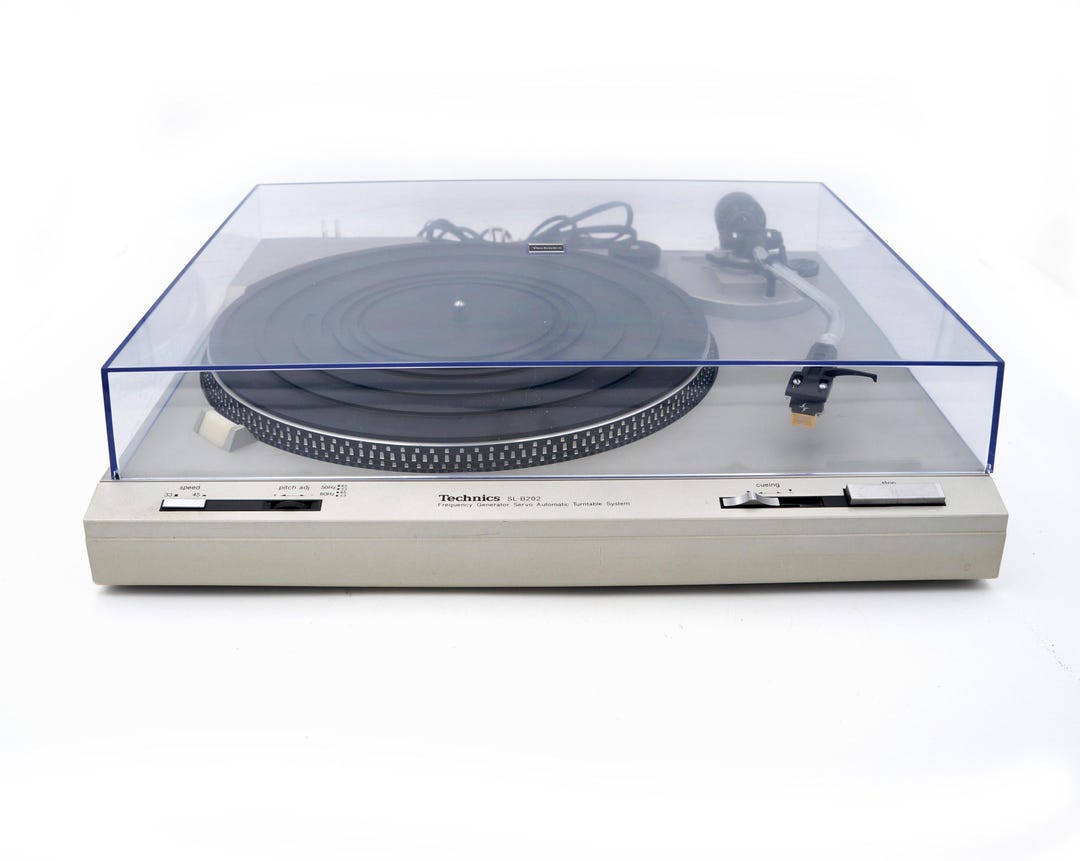 Vintage Technics SL-B202 Turntable Belt Drive Semi-automatic Turntable ...