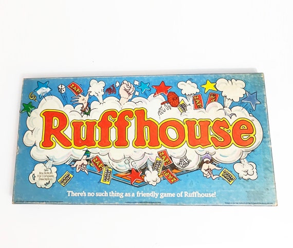 Vintage Ruffhouse Board Game 100% Complete 1980 80s Board - Etsy