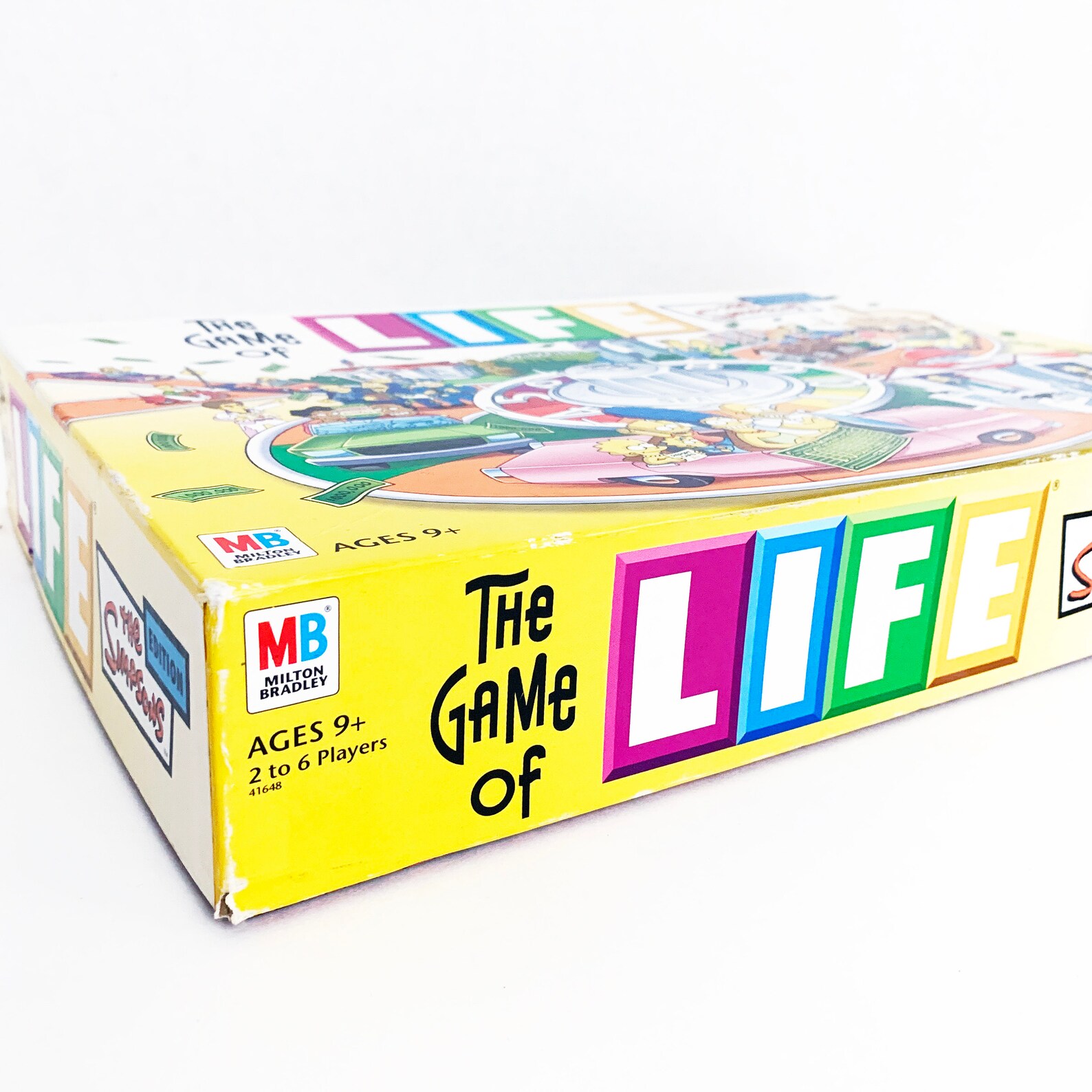 The Simpsons Game of Life Board Game Homer Bart 100% Complete in Box ...