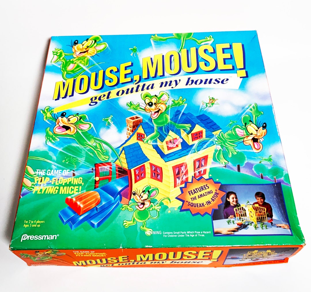 Vintage Mouse Mouse Get Outta My House Pressman 1994 Complete and ...