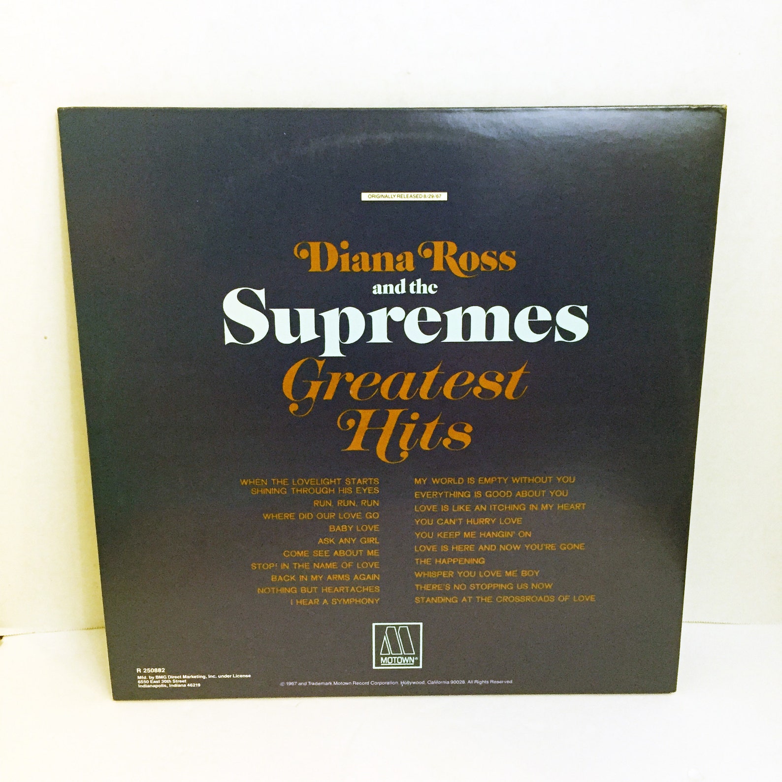 Vintage the Supremes Greatest Hits Original Album Record 12 - Etsy